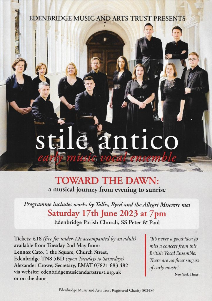 stile antico - Edenbridge Music & Arts Trust